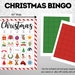 Christmas Bingo 30 Unique Bingo Cards Kids' Christmas - Etsy