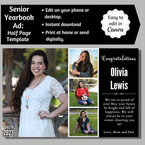 Parent Senior Ads - Etsy