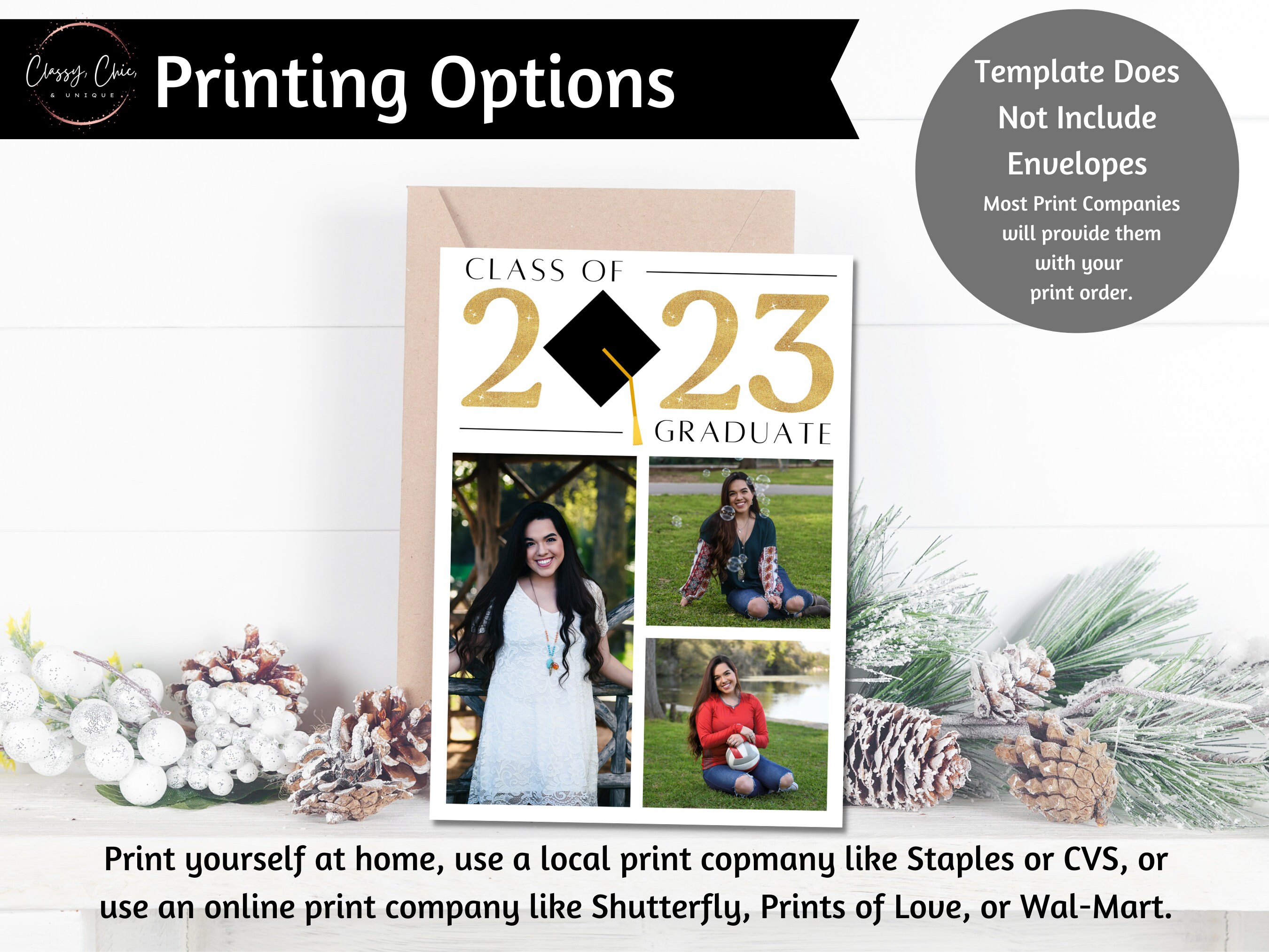 Editable Graduation Party Invitations, Graduation Invitation Canva ...