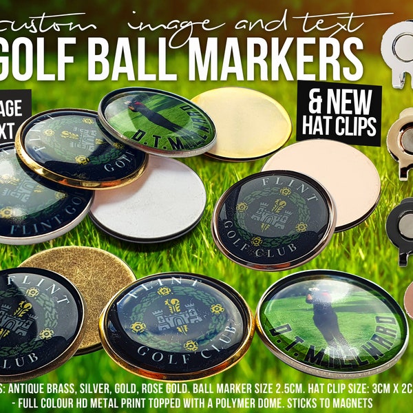 Custom Ball Markers Logo - Etsy