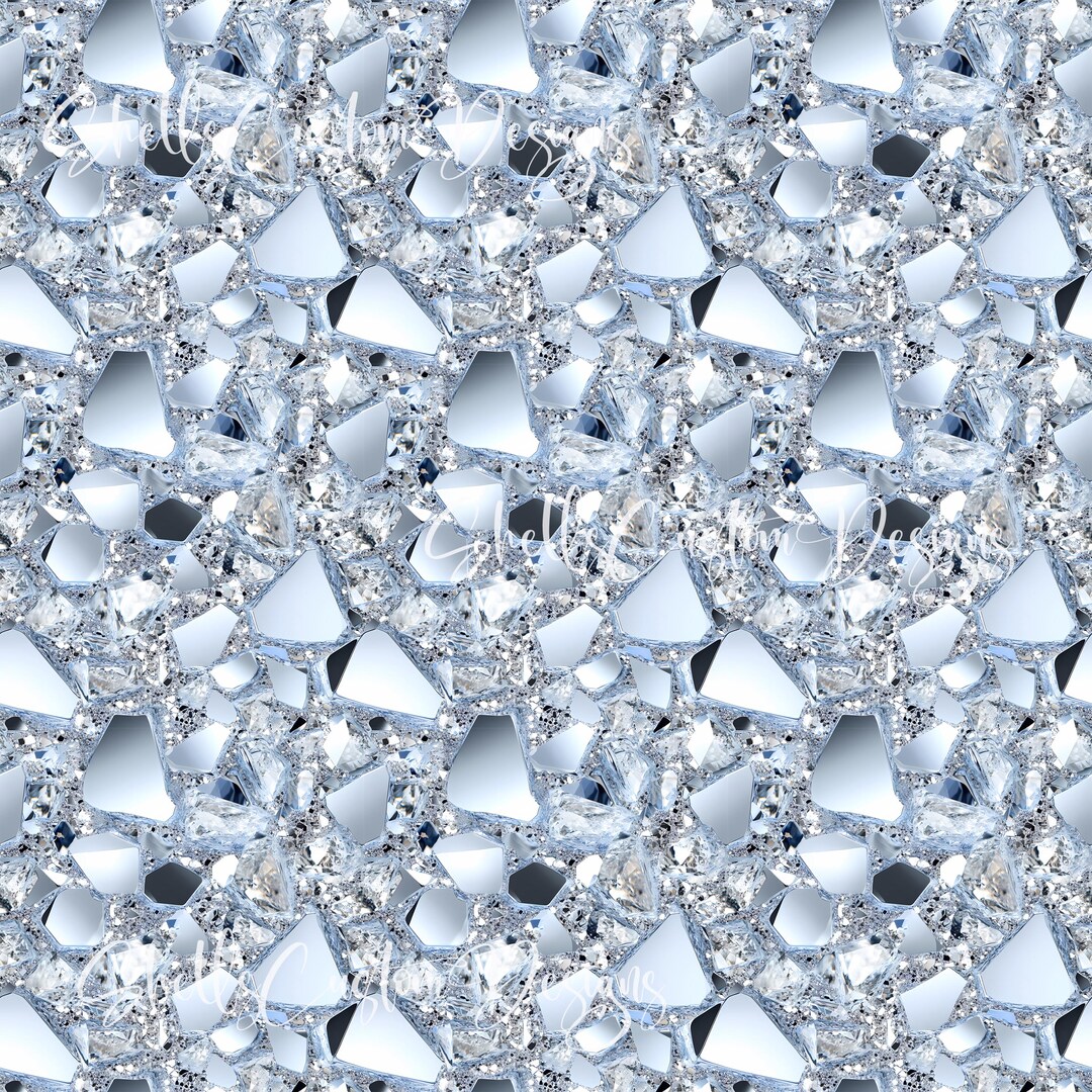 12 X 12 Printed Pattern Vinyl Diamond Glass Shards Shattered - Etsy