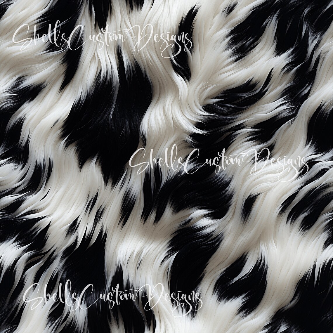 12x12 Pattern Printed Adhesive Vinyl Cow Hide Fur Highland Black Pink ...