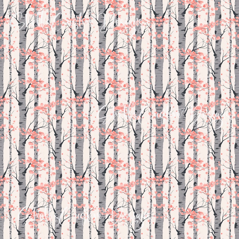 Birch Tree Fabric - Etsy