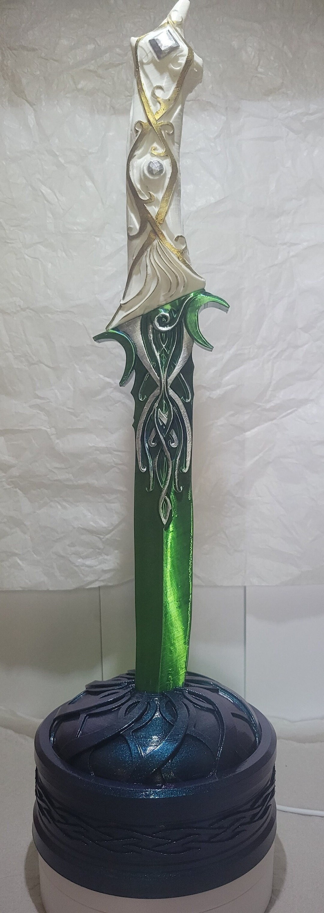Elven Dagger and Base - Etsy