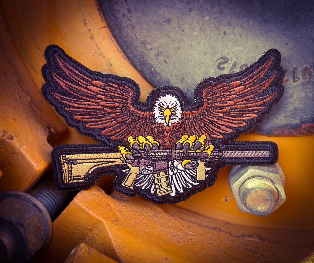 Patriot Patch Co. American Eagle Patch Embroidered - Etsy