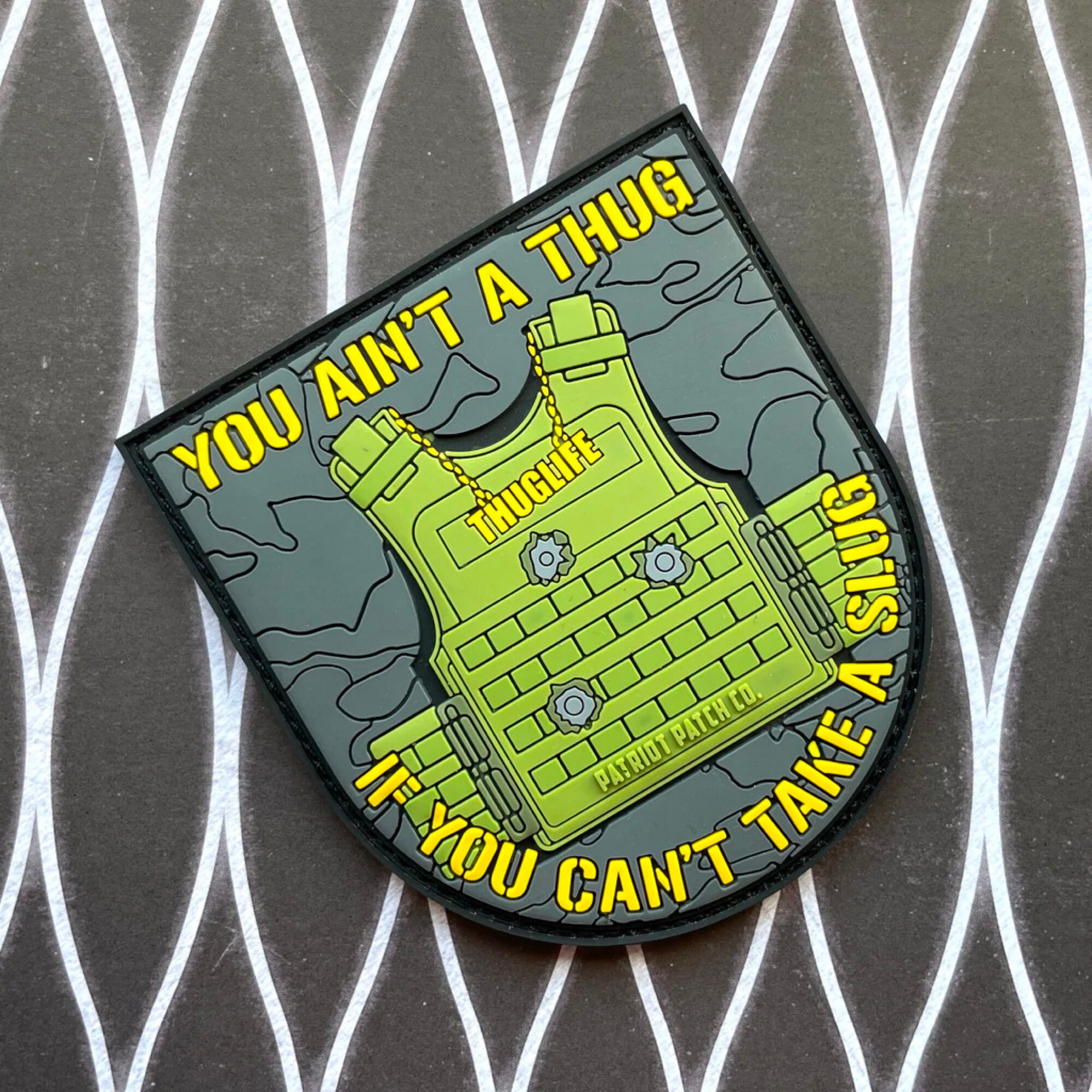 Patriot Patch Co. Slug Life Thug Life Patch - Etsy