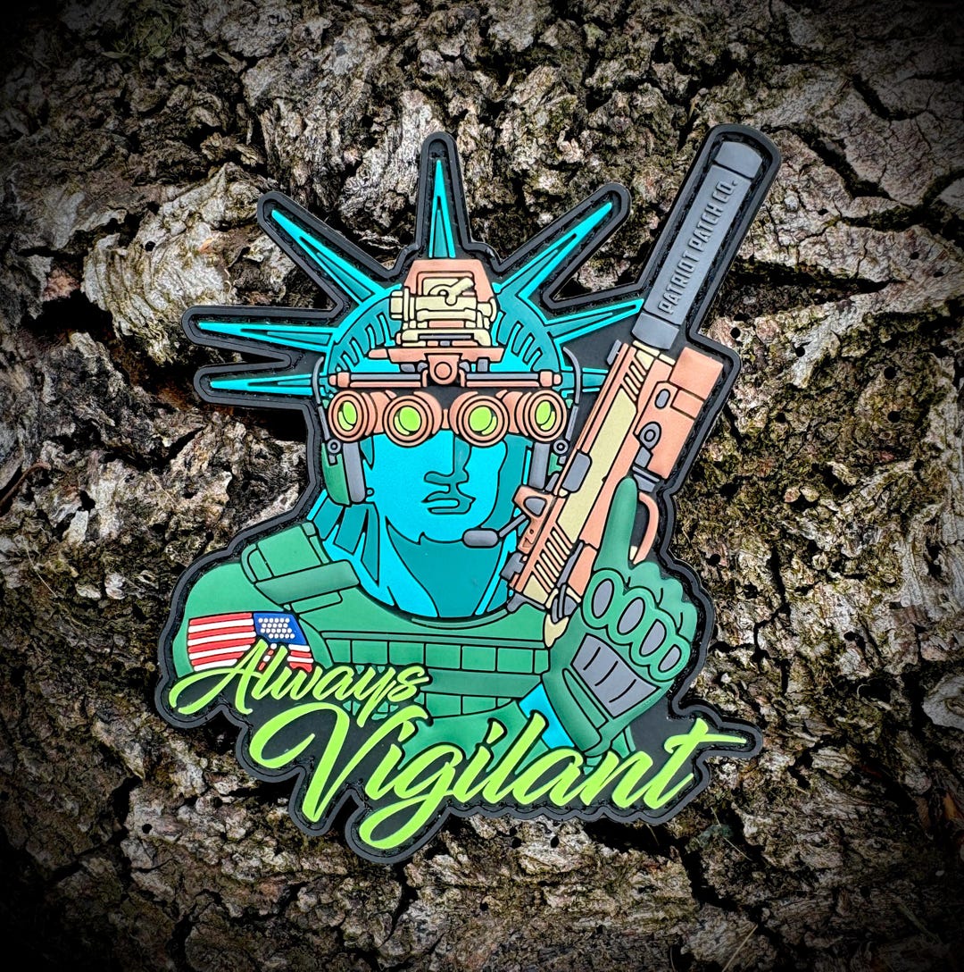 Patriot Patch Co. - Always Vigilant Liberty 2.0 - PVC Patch - Etsy
