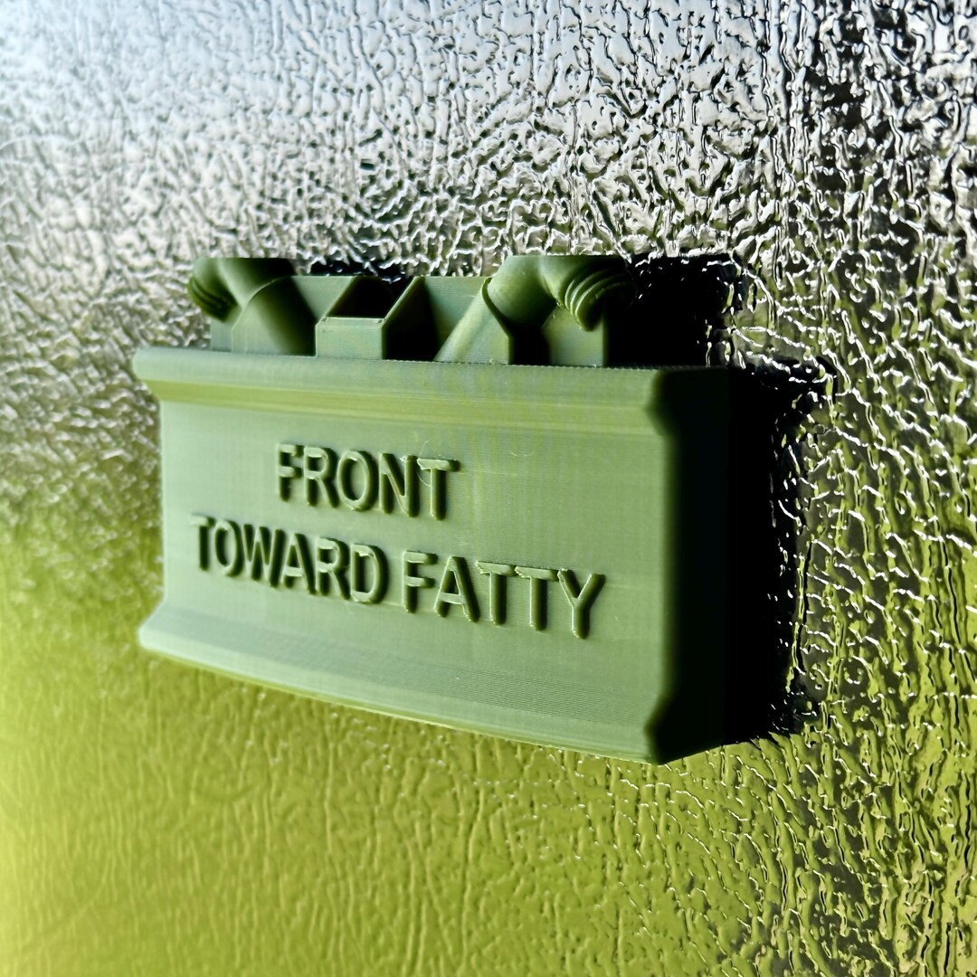 Funny M18A1 Claymore Magnet - Front Toward Fatty, Military Humor ...