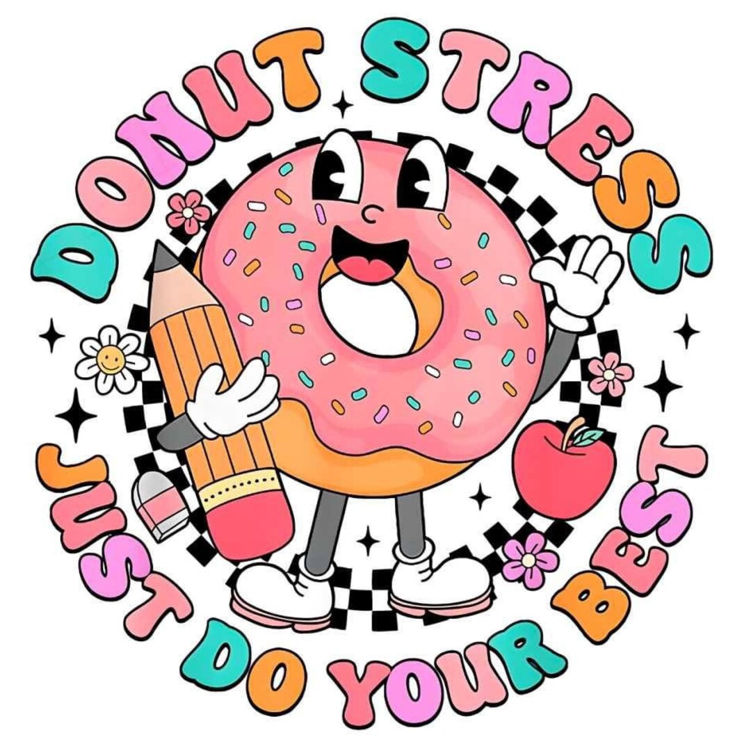 DIGITAL DOWNLOAD Instant Download Donut Stress Pngs, PNG Only, Teacher ...