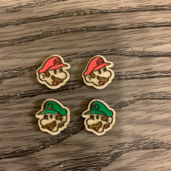 Mario Earrings - Etsy
