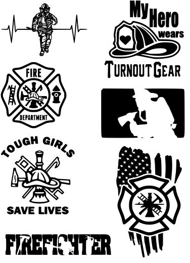 DIGITAL DOWNLOAD SVG Instant Download Firefighter Svgs, Firefighter ...
