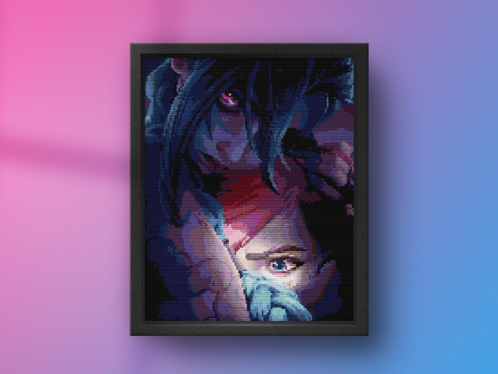 Arcane Season 2 - Jinx and Vi Cross Stitch Pattern - League of Legends ...