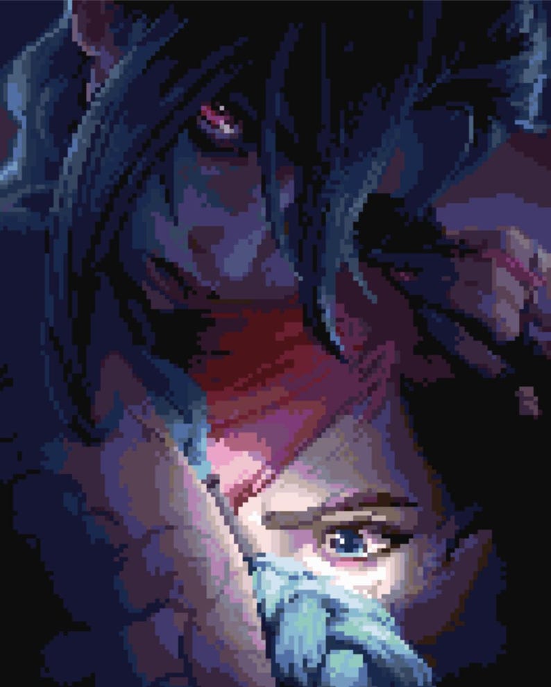 Arcane Season 2 - Jinx and Vi Cross Stitch Pattern - League of Legends ...