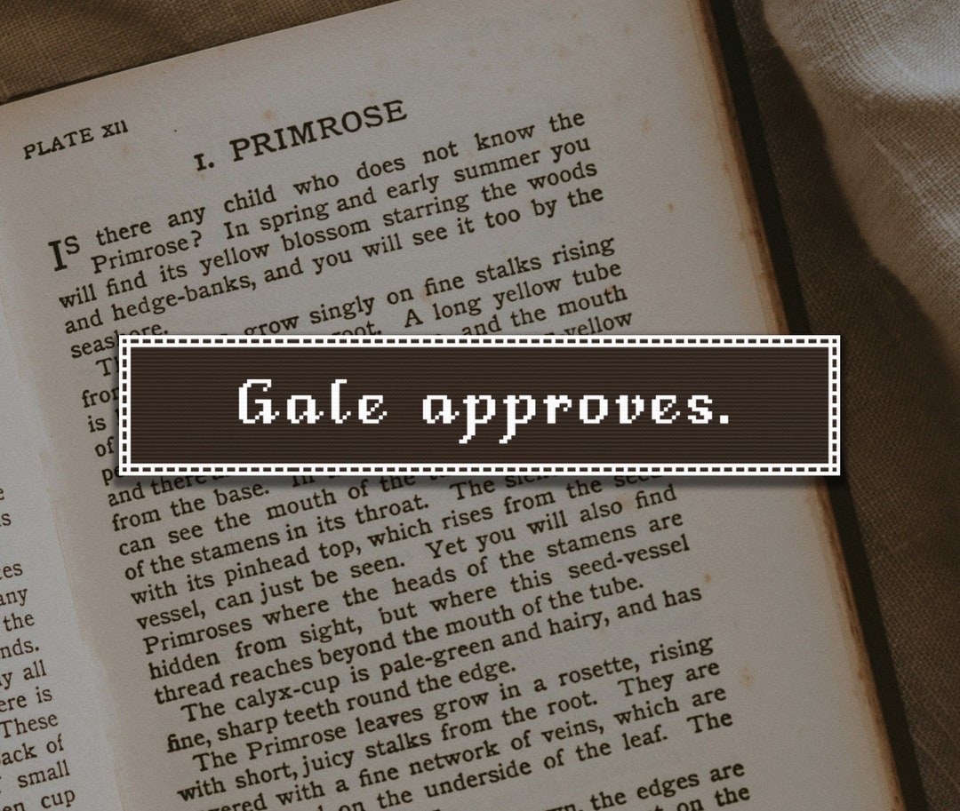 Gale Approves - BG3 Bookmark Cross Stitch Pattern - Etsy