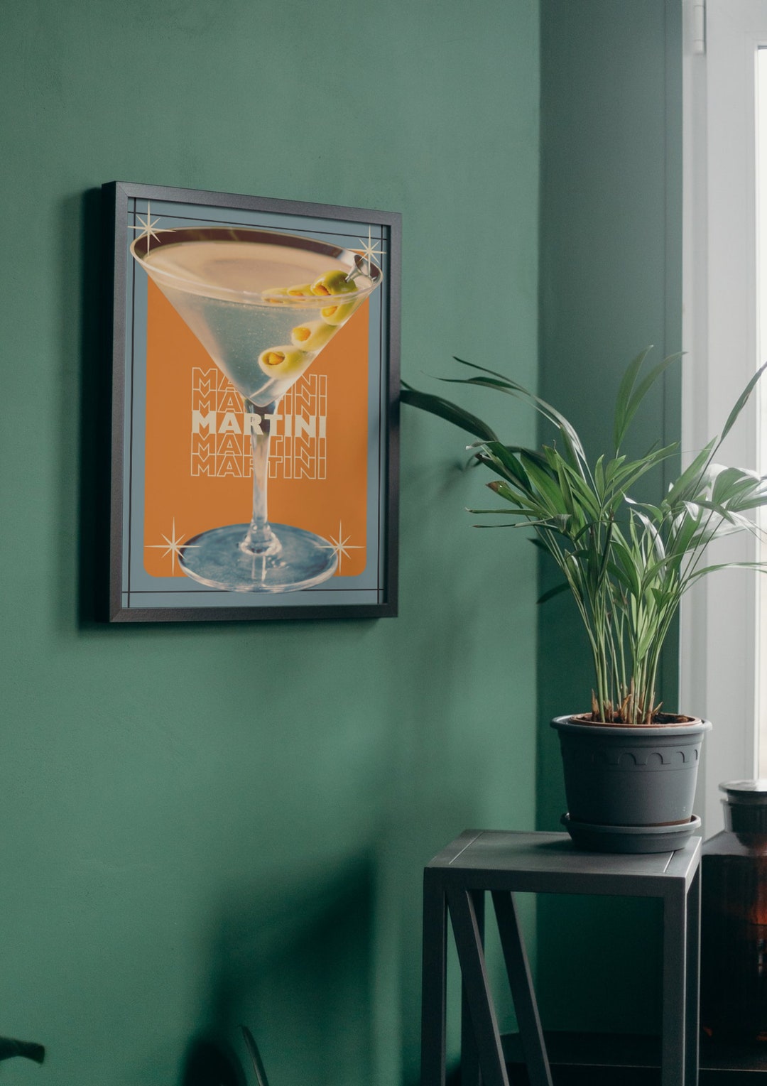 Retro Aesthetic Martini Poster/ Digital Print - Etsy