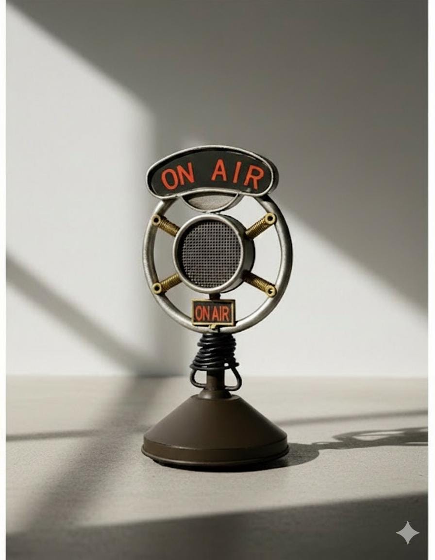 Handcrafted Vintage Style Metal Microphone – Unique Tabletop Decor - Etsy