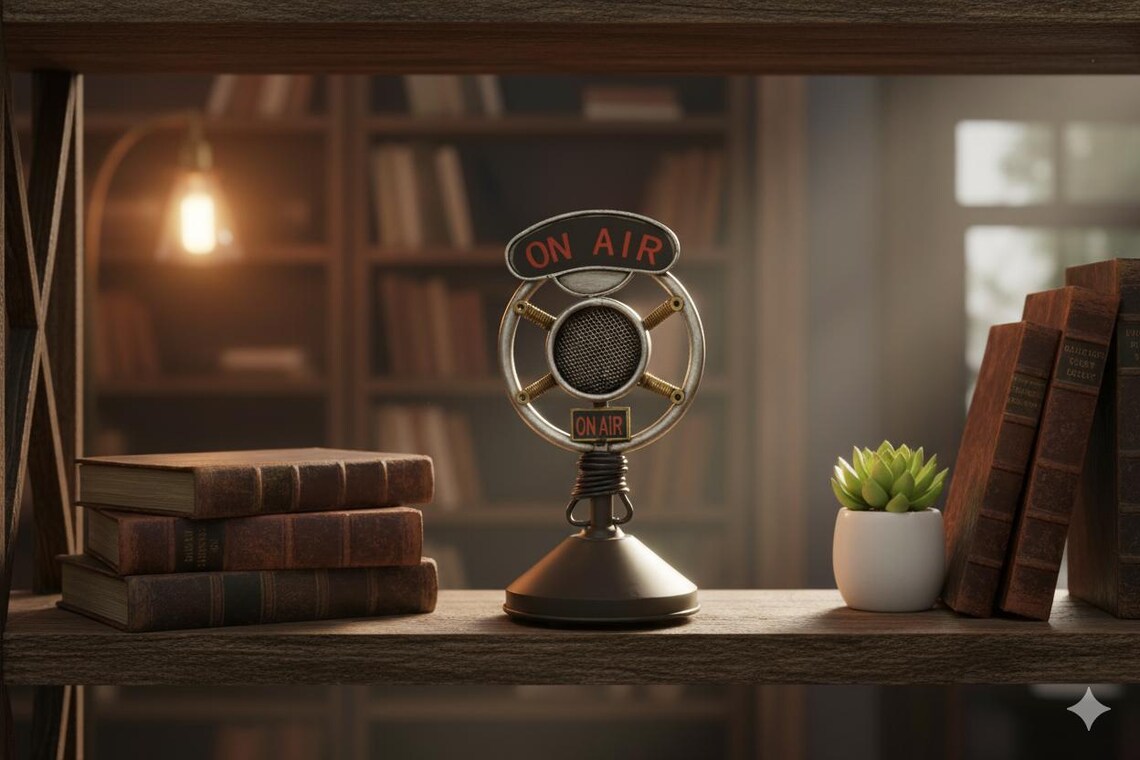 Handcrafted Vintage Style Metal Microphone – Unique Tabletop Decor - Etsy