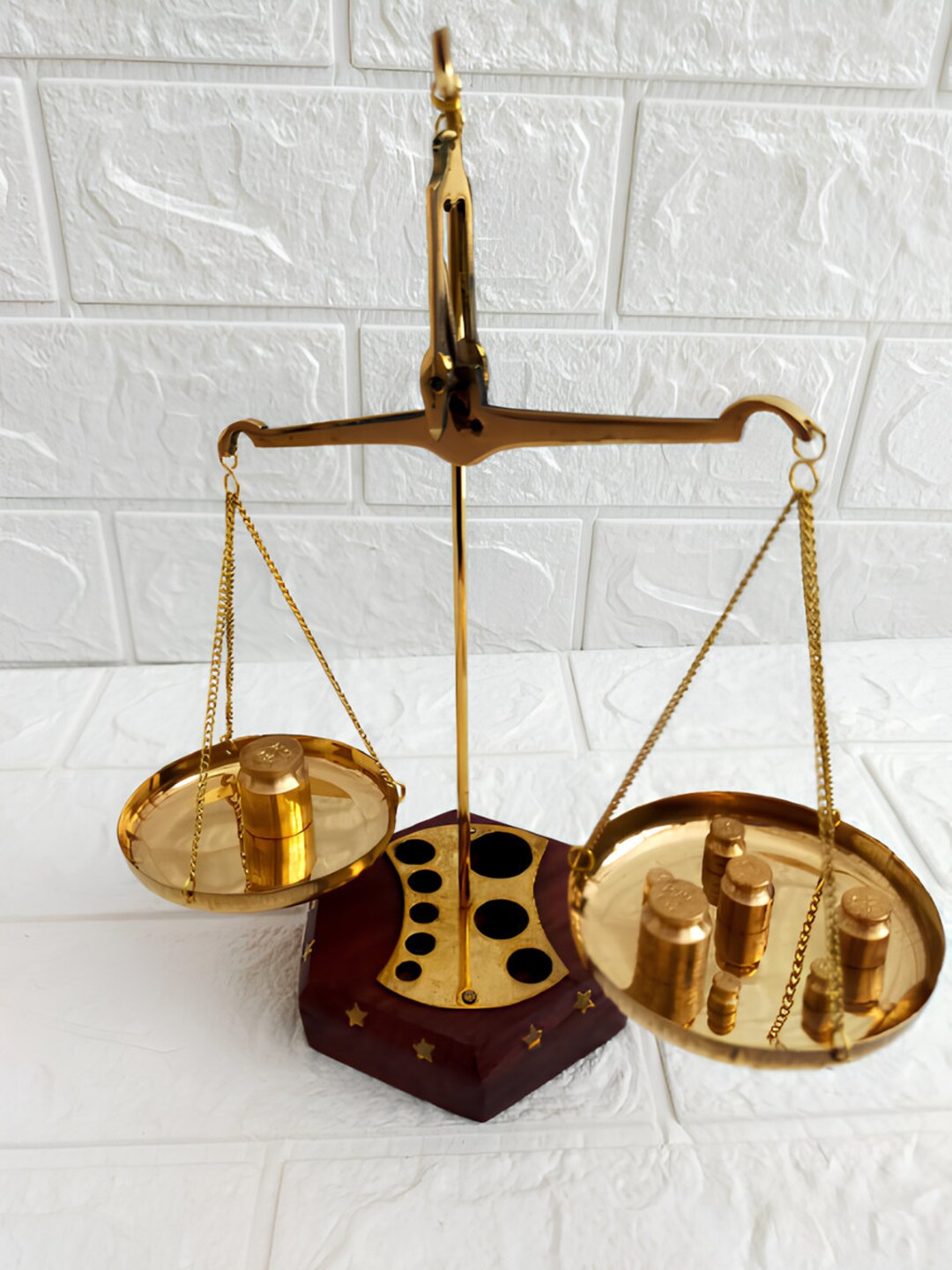 Handmade Wooden Scales of Justice Trinket Unique Lawyer Gift, Ideal ...