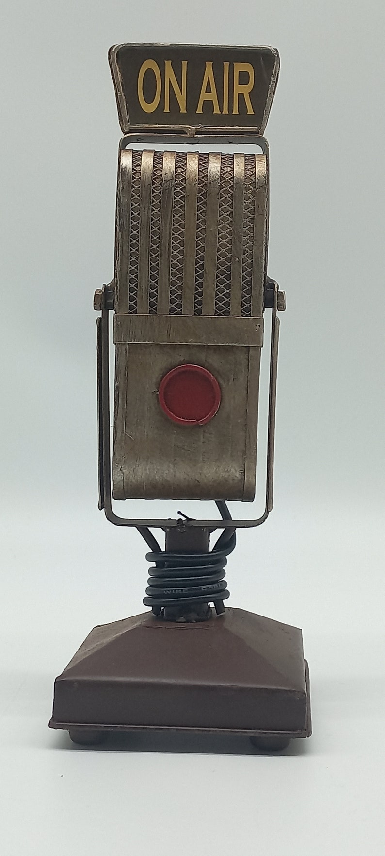 Decorative Metal Microphone Model Handmade High Quality - Etsy