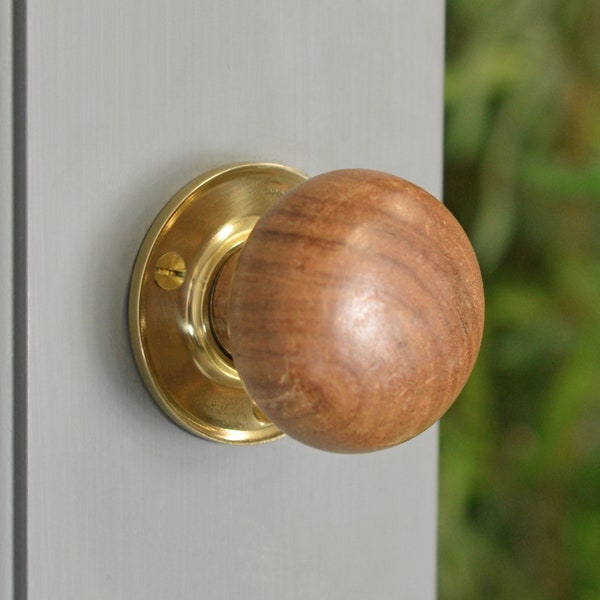 Wooden Door Knobs - Etsy UK