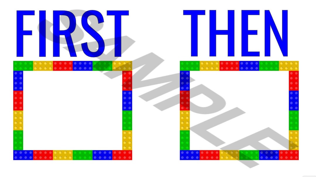 First Then Visual and Token Boards - Etsy