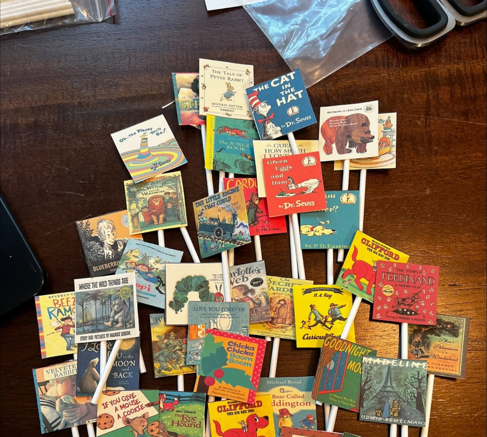 Storybook Babyshower Cupcake Toppers//printable - Etsy