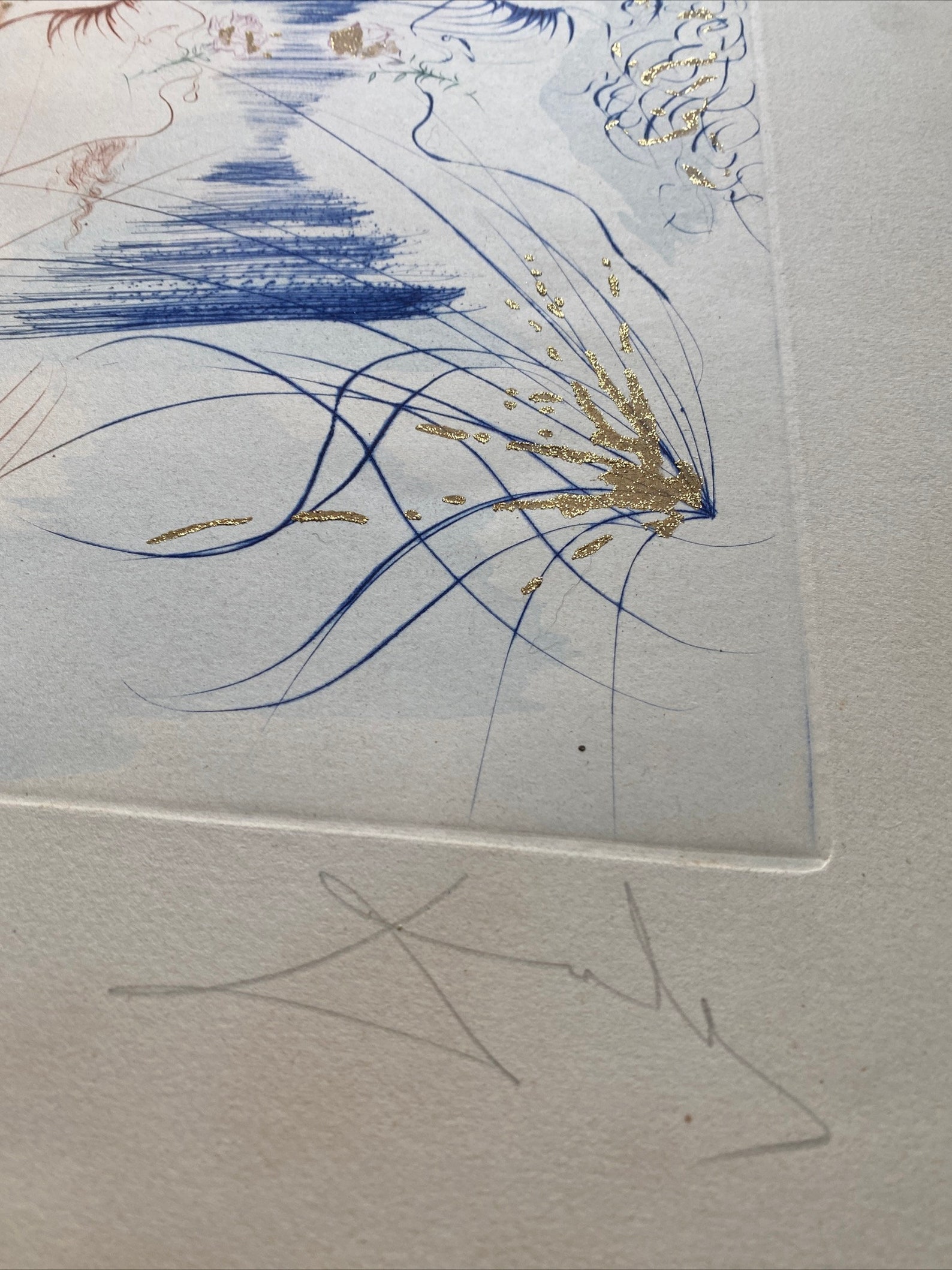 Salvador Dali - “the Kiss” RARE ARTIST PROOF 1972 Etching From Series ...