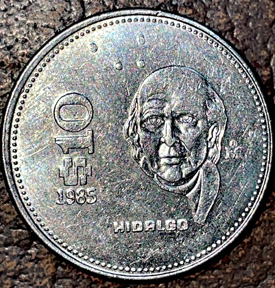 1985 Mexico 5 Pesos Miguel Hidalgo Eagle Coin. - Etsy