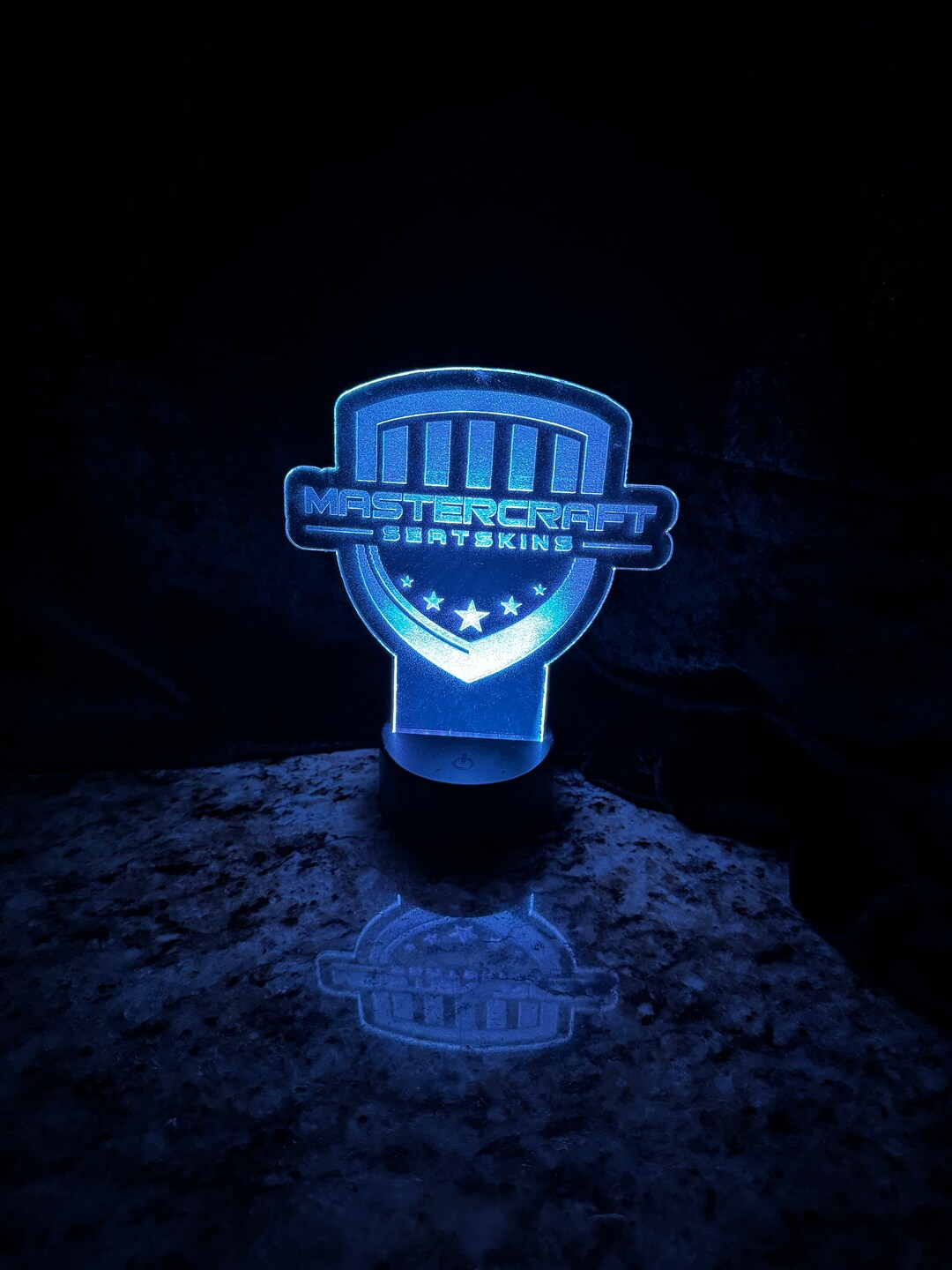 Laser Engraved LED Light up Display/sign, Custom Night Light, Desk Lamp ...