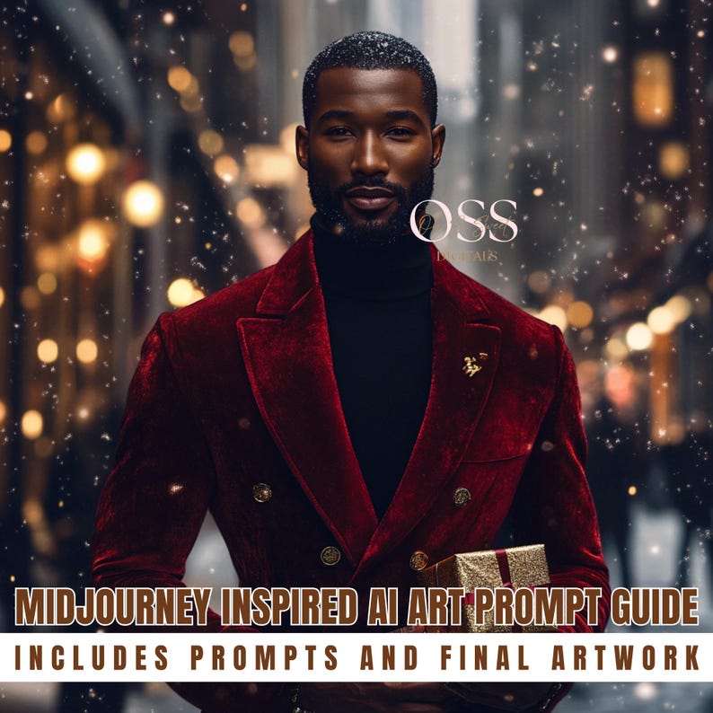 Midjourney AI Prompt Guide | Noble Men Holiday | Final Artwork Samples ...
