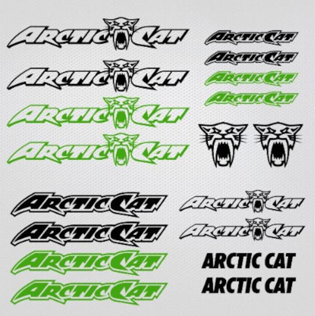 Arctic Cat Snowmobile Decals Quad Stickers With Sled - Etsy
