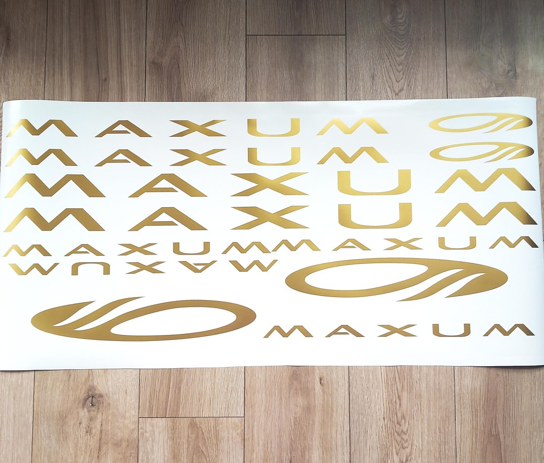 Maxum Boat Stickers Made of Self-adhesive Foil to Renew the ...