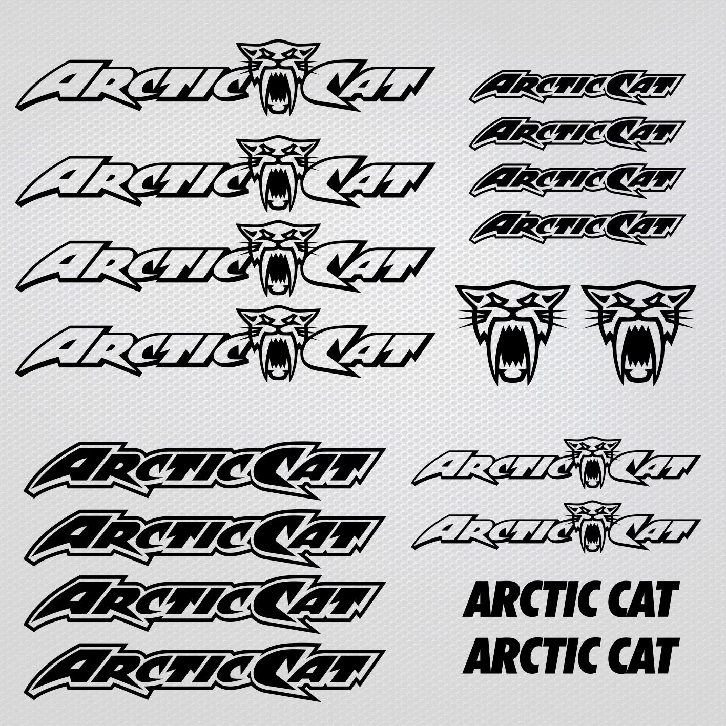 Arctic Cat Snowmobile Stickers | Vinyl Decals | Custom Design ...