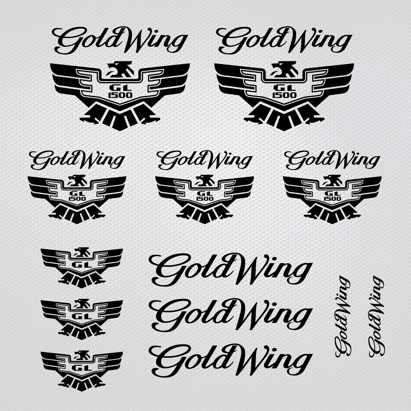 Goldwing Decal Stickers Motorcycle Accessories Gold Wing GL 1500 for ...
