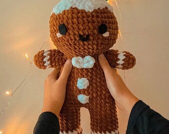 Gingerbread Man Soft Toy - Etsy