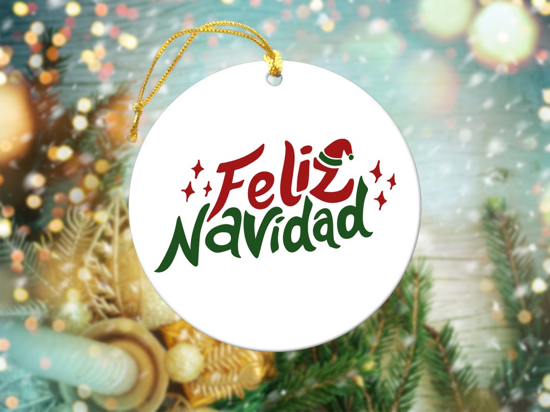 Feliz Navidad Ornament Family Christmas Decorating Merry - Etsy Australia