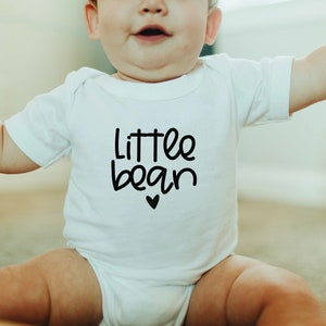 Little Bean Baby Romper, Coffee Baby Romper, Little Bean Romper, Baby ...