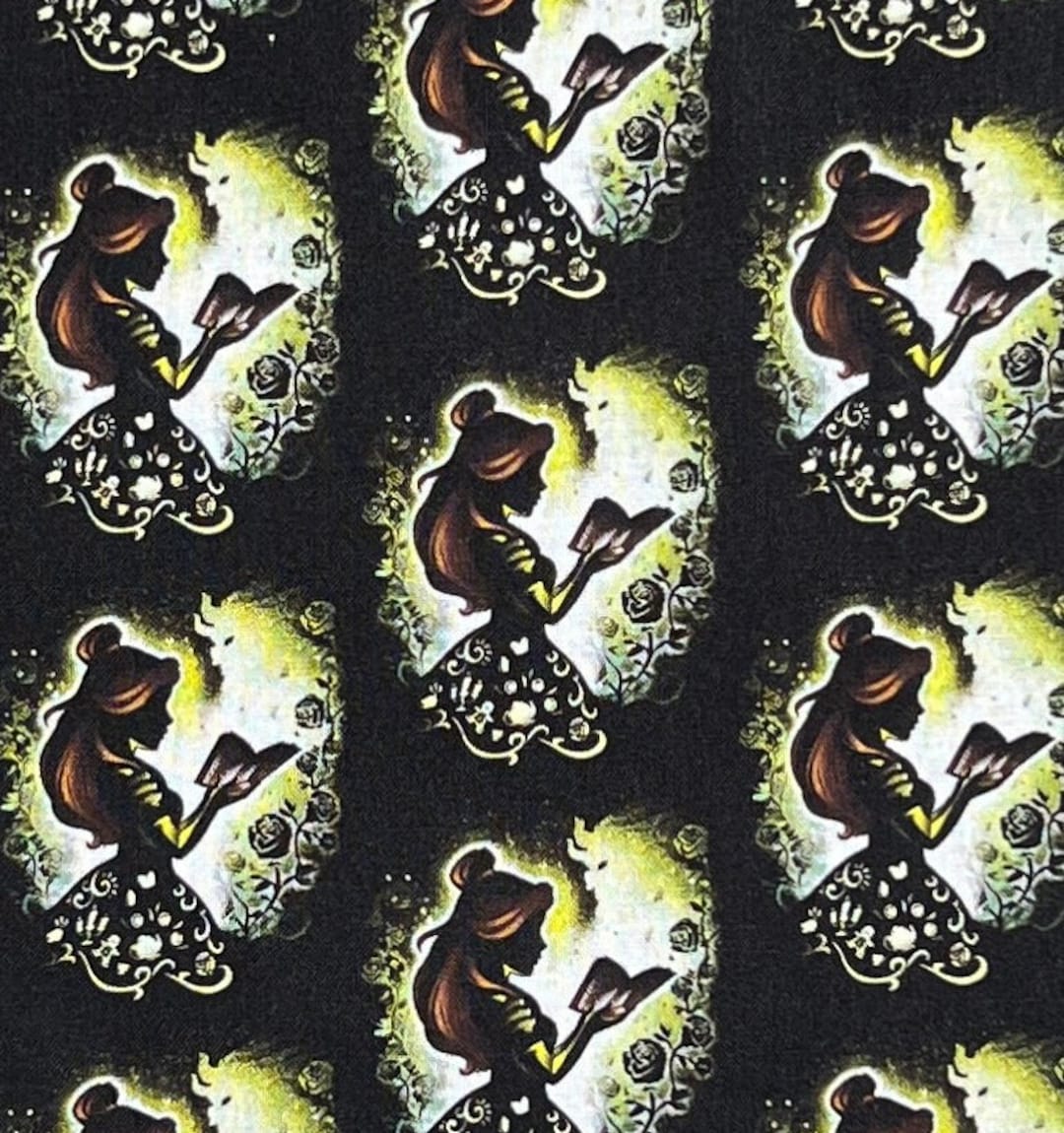 Good Versus Evil Beauty and the Beast Belle Remnants | 100% Cotton - Etsy