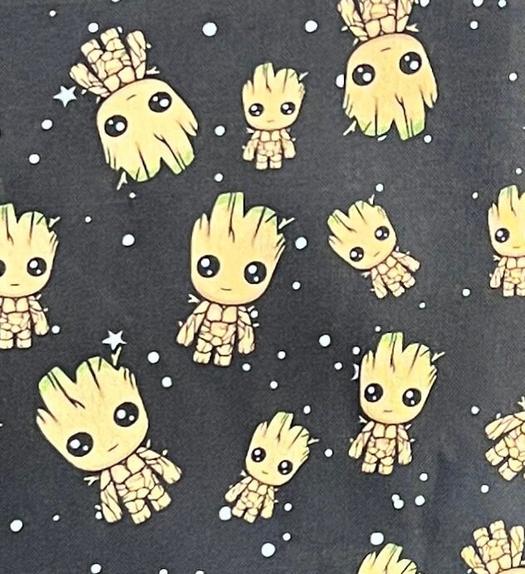 Guardians of the Galaxy Groot Remnants | 100% Cotton Fabric - Etsy