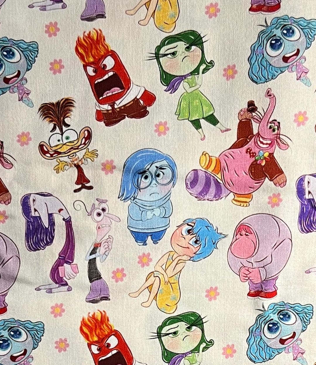 Disney's Inside Out 2 Remnants | 100% Cotton Fabric - Etsy