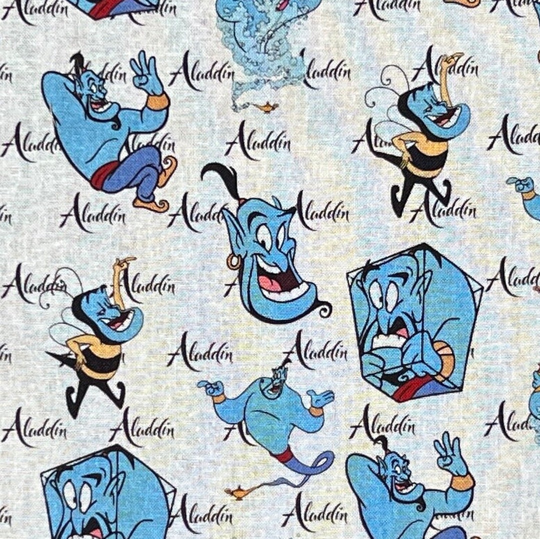Aladdin Genie Remnants | 100% Cotton Fabric - Etsy