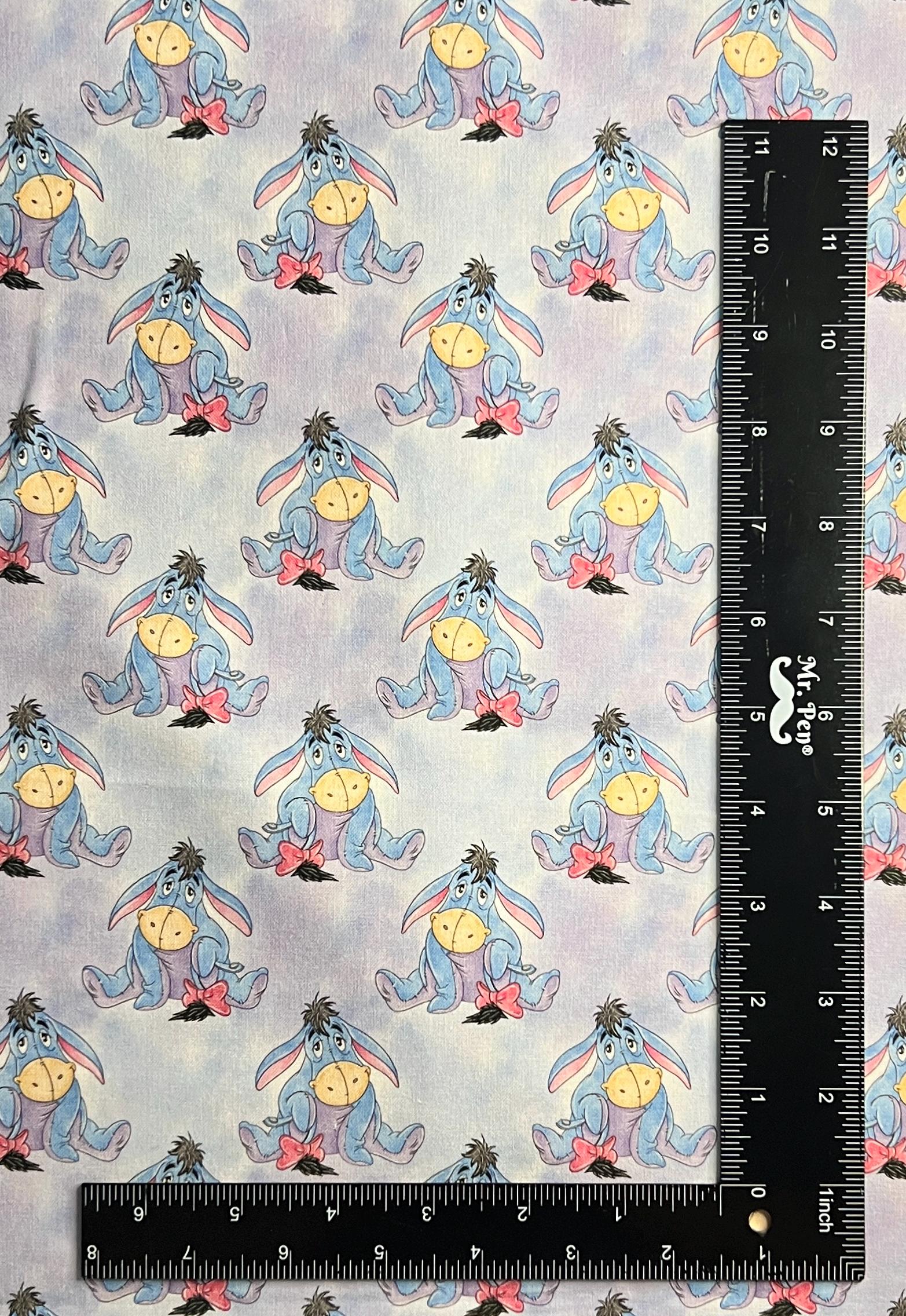 Winnie the Pooh Eeyore Remnants | 100% Cotton Fabric - Etsy