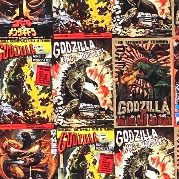 Godzilla Pattern - Etsy