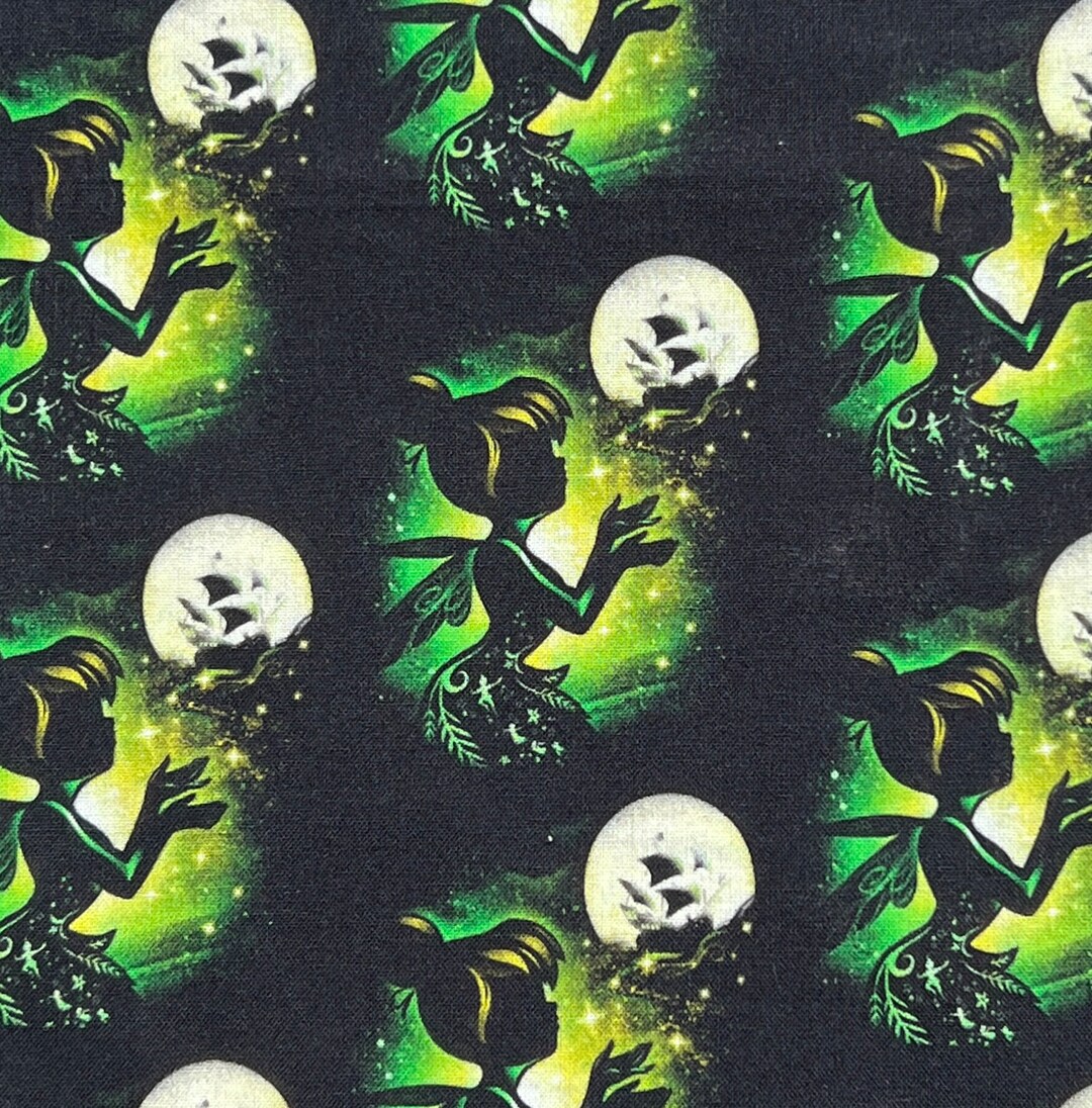 Good Versus Evil Peter Pan Tinker Bell Remnants | 100% Cotton - Etsy