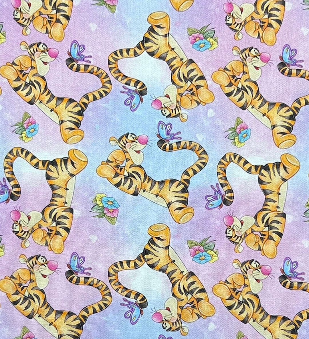 Winnie the Pooh Tigger Remnants | 100% Cotton Fabric - Etsy