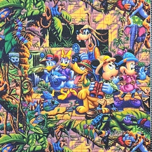 Mickey Mouse and Friends Remnants | 100% Cotton Fabric - Etsy