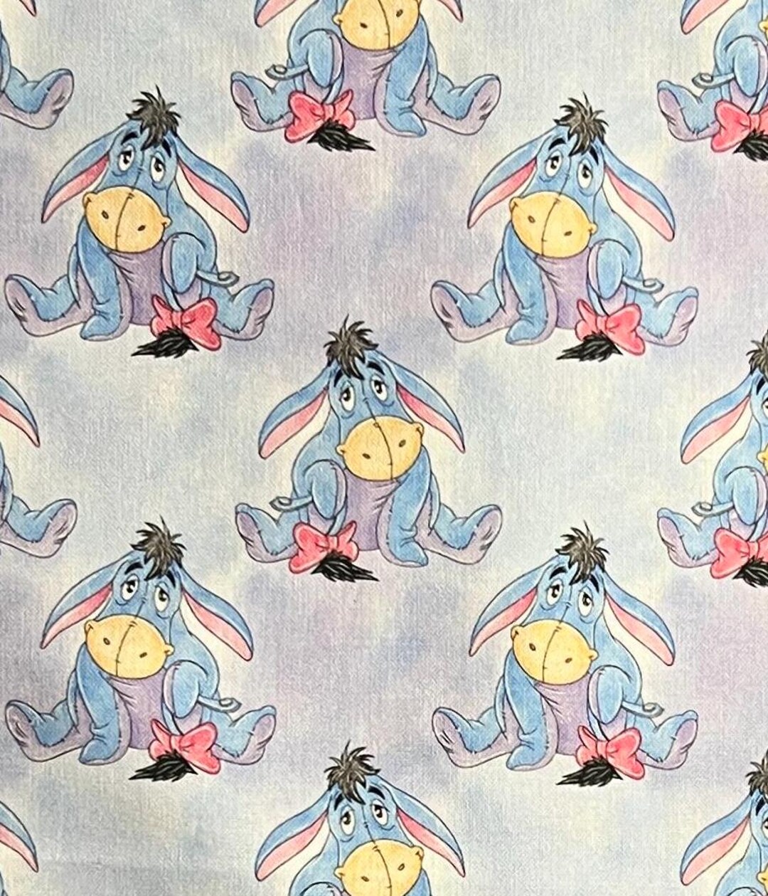 Winnie the Pooh Eeyore Remnants | 100% Cotton Fabric - Etsy