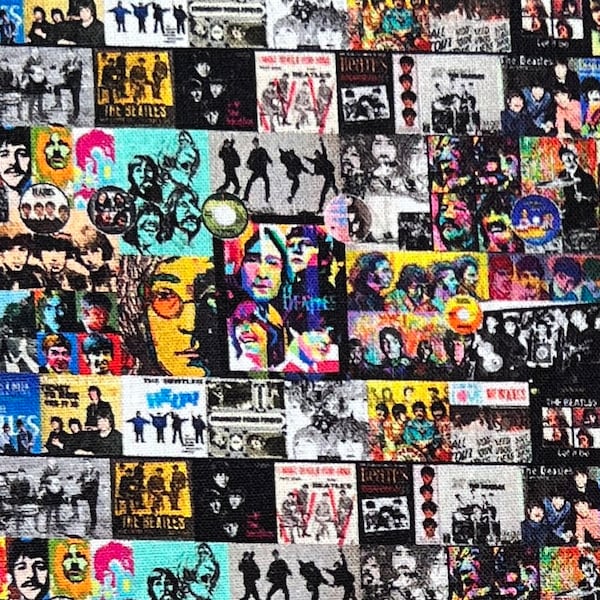 Beatles Fabric - Etsy