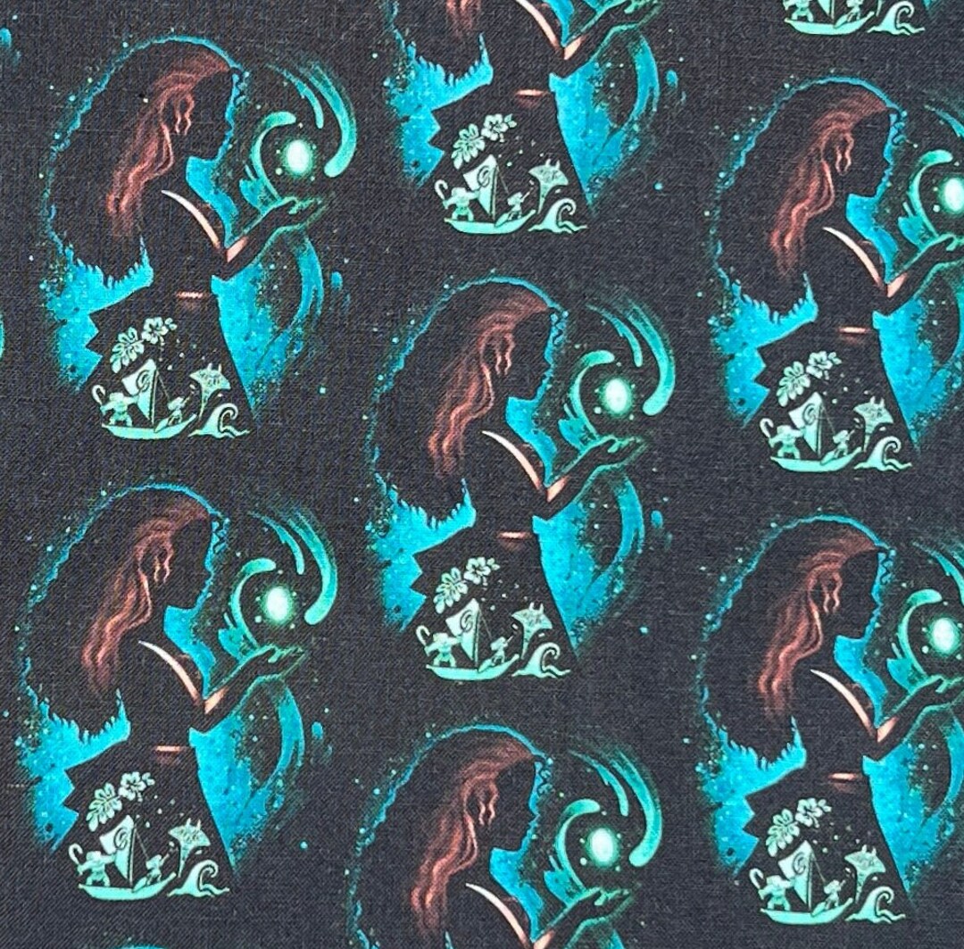 Good Versus Evil Moana Remnants | 100% Cotton Fabric - Etsy