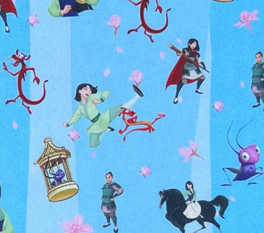 Mulan Remnants | 100% Cotton Fabric - Etsy